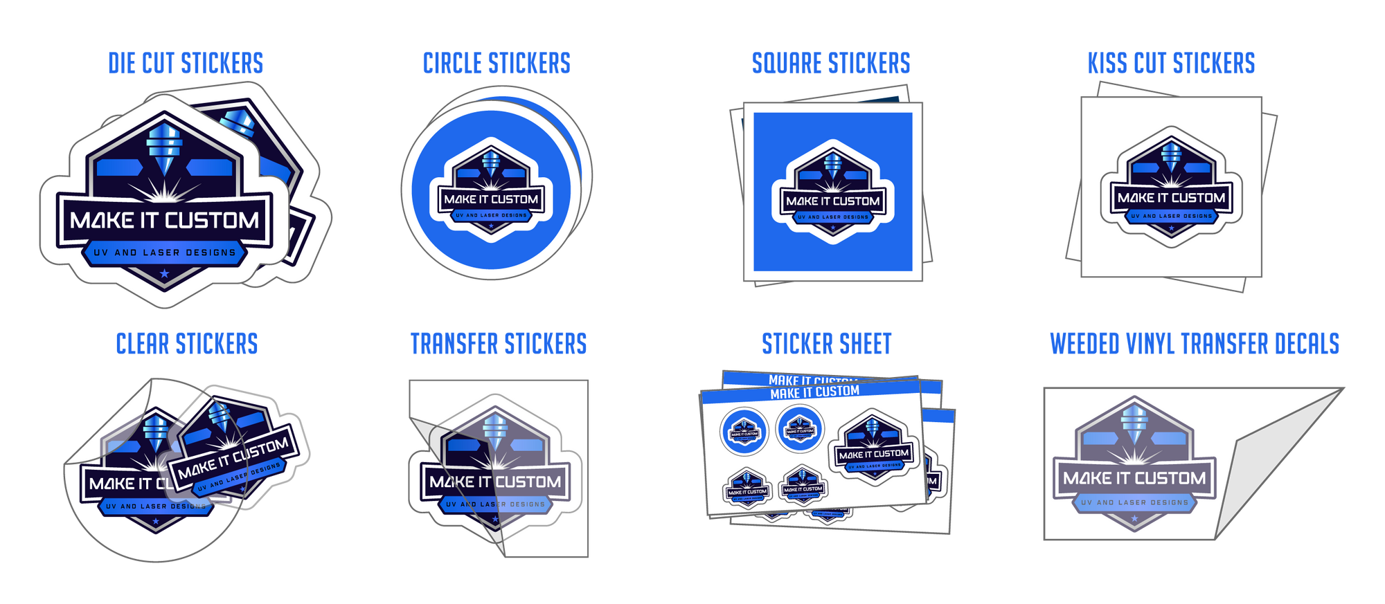 Custom Stickers – Make It Custom